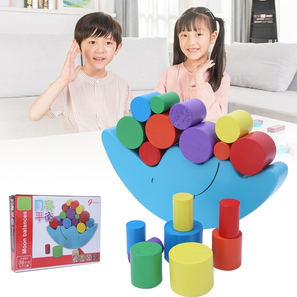 Moon Balancing Blocks Cute Balancing Blocks, Wooden Blocks, Moon ...