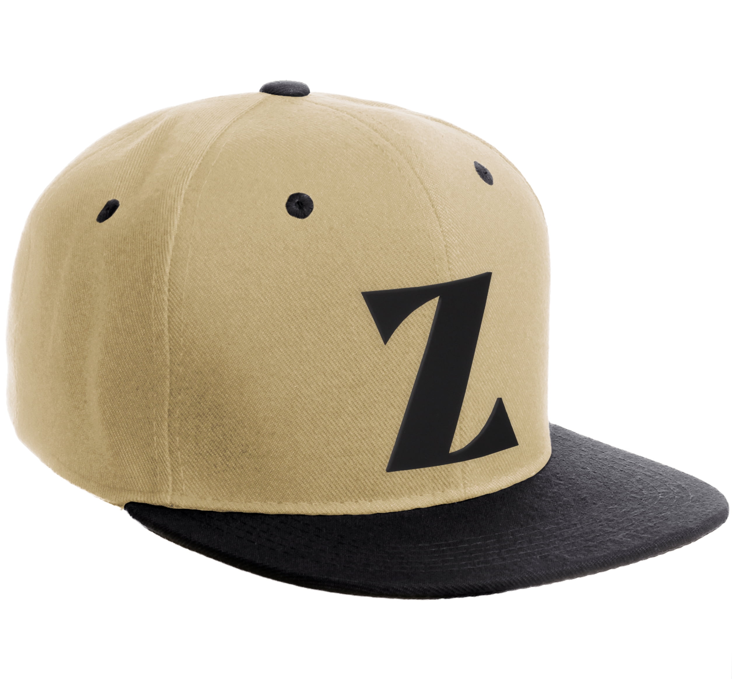Daxton Classic Snapback Hat 3D Capital Alphabet Letters Flat Bill Visor ...