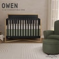 Dream On Me Owen 5-in-1 Convertible Crib, Matte Black - Walmart.com