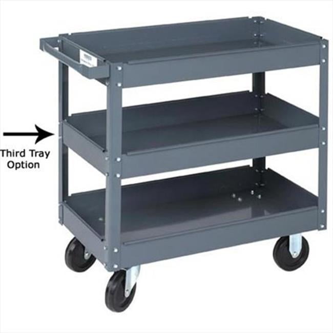 3rd Tray for 24 in. x 36 in. Steel Service Cart. Cart not included 3rd ...