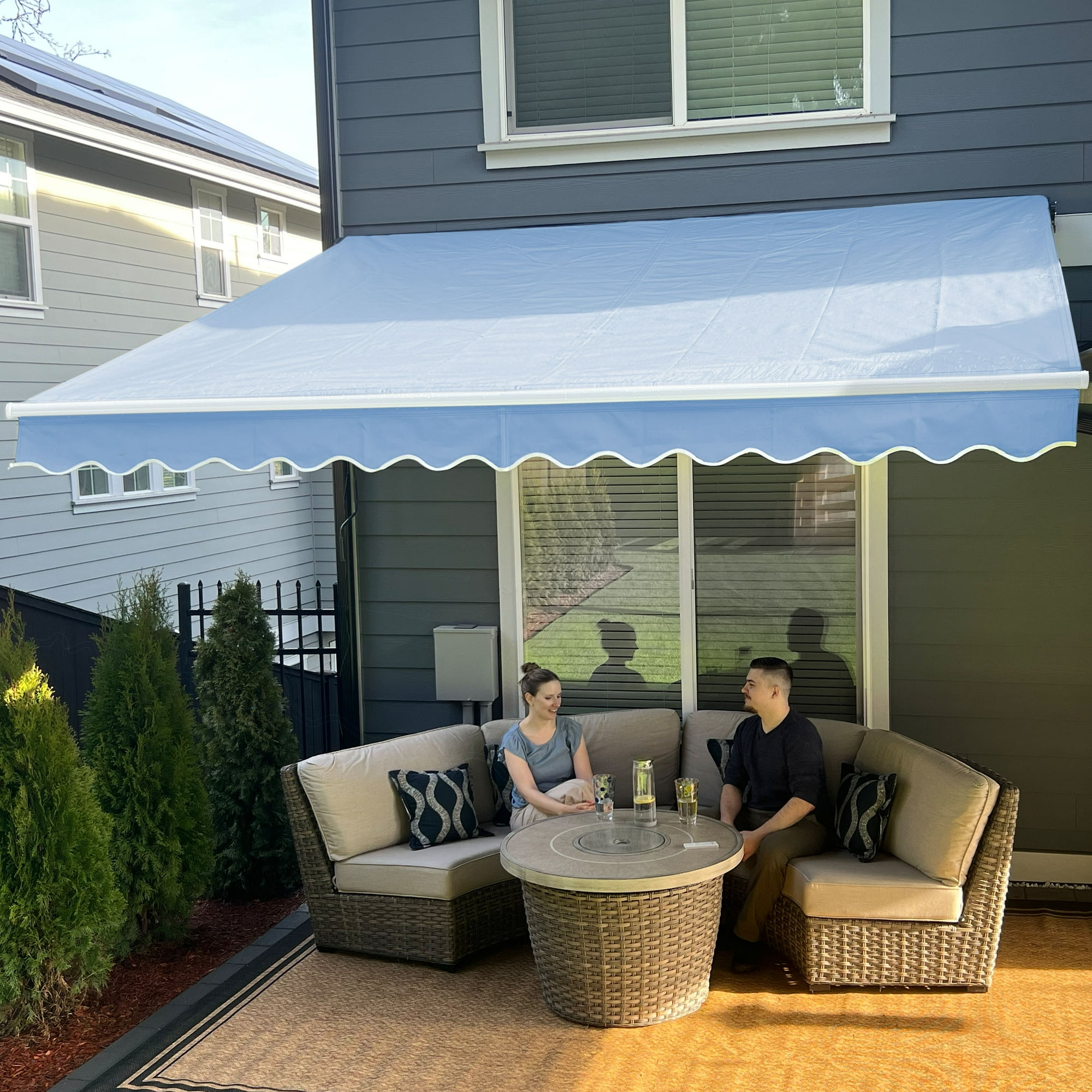 Click here for Aleko Retractable Motorized Patio 12 X 10 Feet Awn... prices