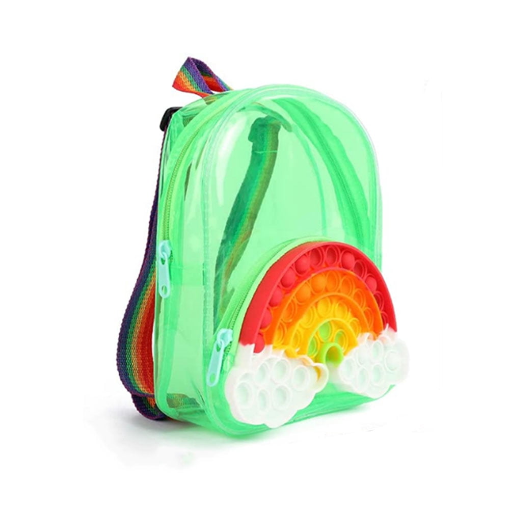 Push Bubble Backpack Pop Women Girls Backpack Silicone Pressure ...