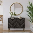 Ren Home Bo Scandinavian Console Table, Grey and Gold - Walmart.com