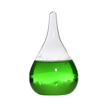 Ambient Weather B1025C Antique Storm Glass Wall Mount Liquid Barometer ...
