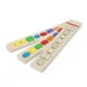 Melissa & Doug Bead Sequencing Set With 46 Wooden Beads and 5 Double ...