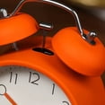 3 inch Super Silent Non-Ticking Twin Bell Alarm Clock with Backlight,No ...