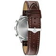 Bulova Men's Chronograph Grey Dial Brown Leather Strap Watch - Walmart.com