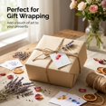 50Pcs 2"×3" Floral Hanging Tags with 10m Hemp Rope, Watercolor Paper ...