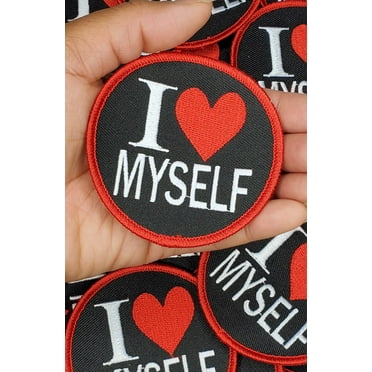 Feminist, Iron-on Patch "Love Thyself" Size 4" Embroidery Patch; Empowerment Badge; Patch for ...