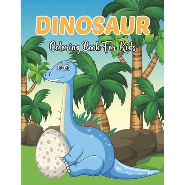 Dinosaur Coloring Book For Kids: A Collection of 50 Fun and Cute ...