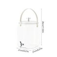 LEFTHIGH Home 11.5L Portable Cold Water Drink Bucket with Faucet for ...