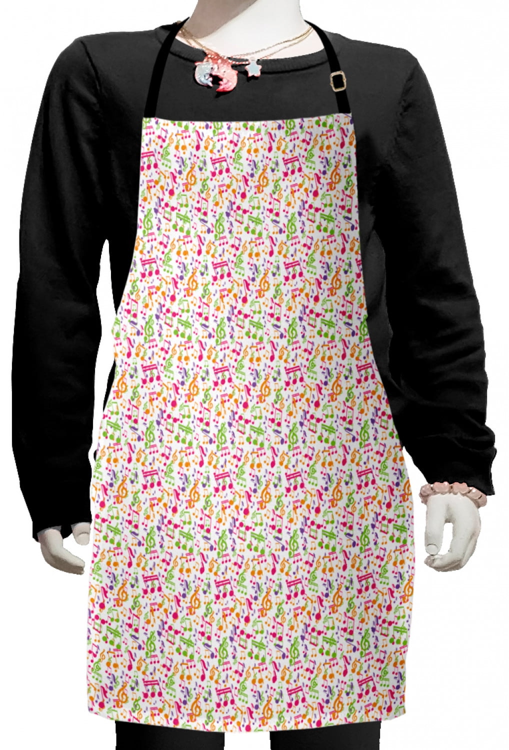 Music Kids Apron, Inspirational Sound Vibes Theme Sonic Rhythm Melody ...