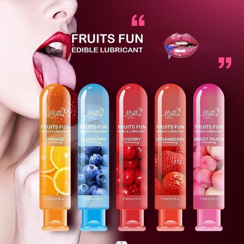 Fruits Fun Sexual Lubricant Safe Non Allergic Anal Adult Intimate