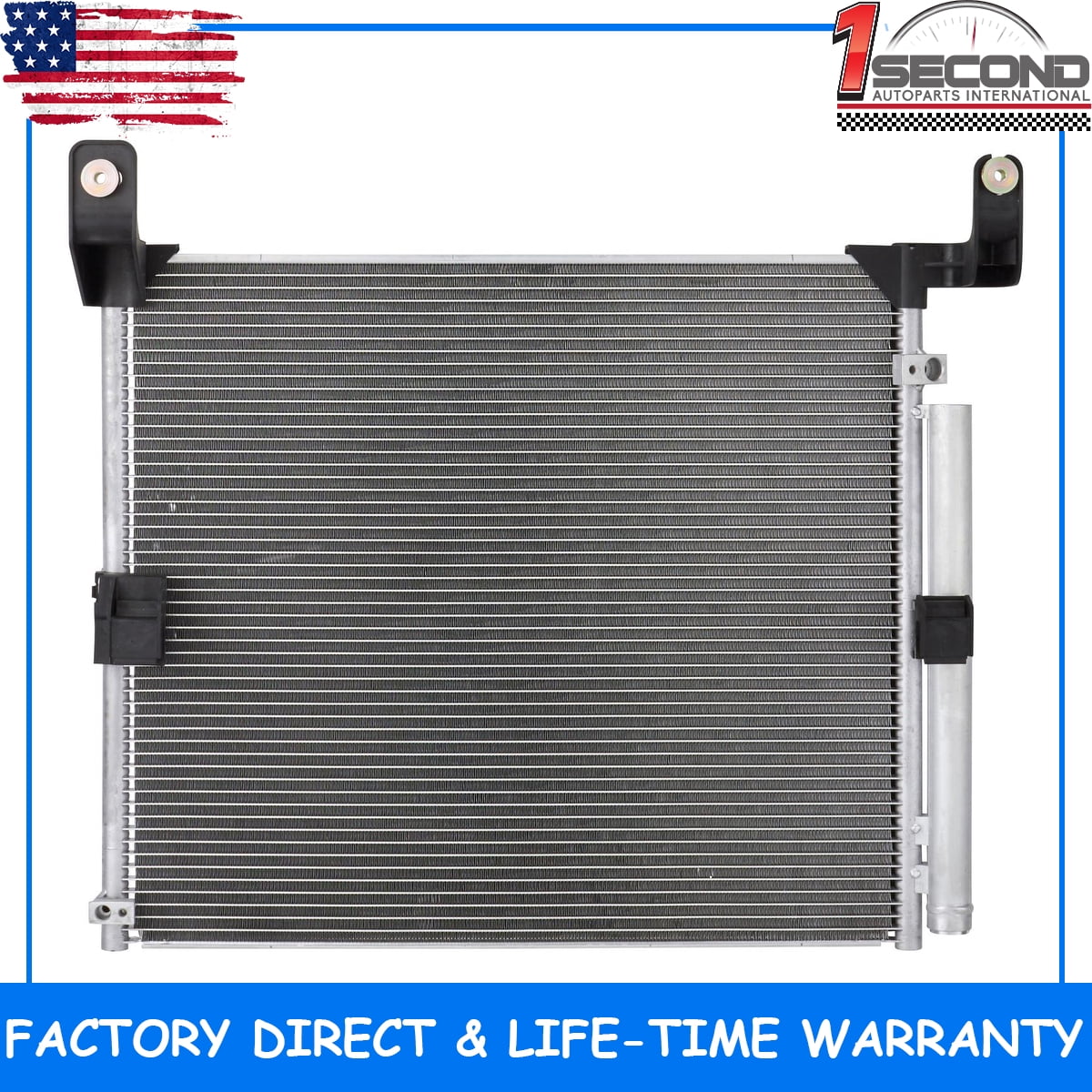 1second Condenser Compatible with Toyota Tacoma 2016-2021 16 17 18 19 20 21 V6 3.5L 30020 ...