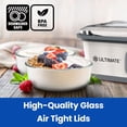 Ultimate Yogurt Containers 2 Pack - Make More Yogurt with 1-Quart Glass ...