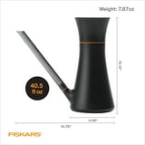 Fiskars Indoor and More Watering Can, Orange and Black, 40 oz - Walmart.com
