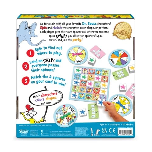 Juego de fiesta Funko Dr. Seuss Pattern Funko Funko | Walmart en línea