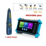 CCTV Tester Monitor For 8MP AHD TVI CVI Ip Camera Poe DC12V VGA Input ...
