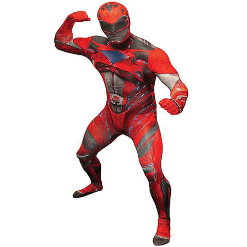 Adult Red Ranger Skin Suit Costume - Power Rangers-Adult Medium ...