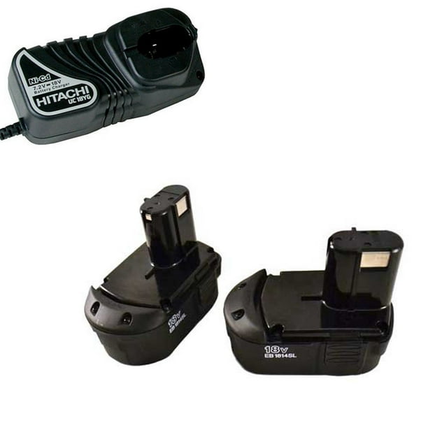 HITACHI EB1814SL Factory Reconditioned 2 Pack 18 Volt 1.4 Ah 18V ...