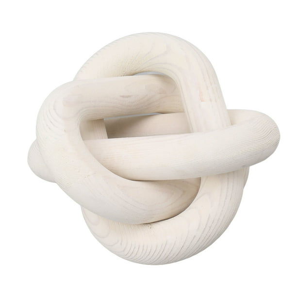 Wood Chain Link Decor, 3 Link Wood Chain Link Decorations, Wood Knot ...