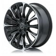 16 Inch Black Alloy Wheel Rim for Toyota Corolla, RTX 81664 16x7 5x100 ...