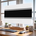 Black Solid Color Texture TV Dust Cover,Stretchable TV Screen Desktop ...