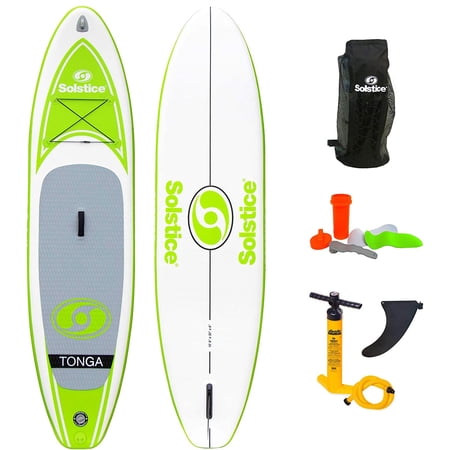 Solstice Tonga 10.8' Inflatable Stand-Up Paddle Board Raft, Yoga ...