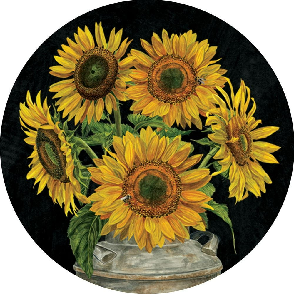 Custom Decor Sun Catcher Insert - Sunflower Stripes - Walmart.com ...