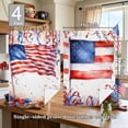 4th of july hand towels A watercolor painting of an american flag with ...