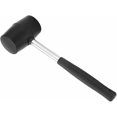 Hammer, Rubber Mallet Hammer 260mm Steel Handle Rubber Double-Sided ...