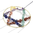1pc Brass Wire Wrapped Natural Gemstone Chips Hanging Ornaments Natural ...