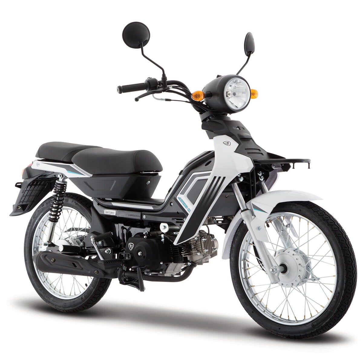 Motocicleta Motoneta Italika Modena AT110 LT 124cc Blanco | Bodega ...