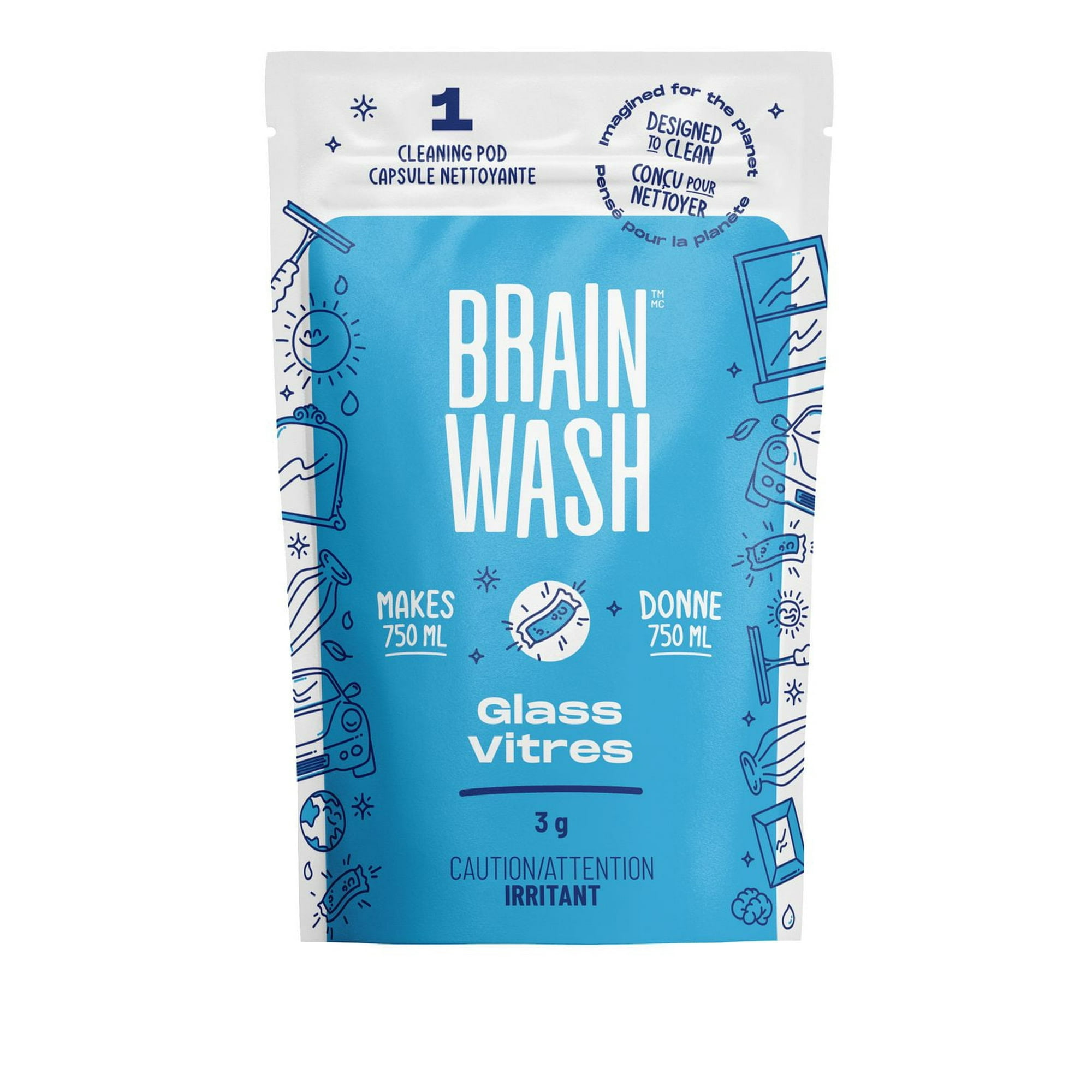 Click here for Brain Wash Glass Cleaner Refill Pod prices