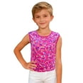 AWZXDE Kids Leopard Glitter Print Sleeveless Tank Top For Kindergarten ...