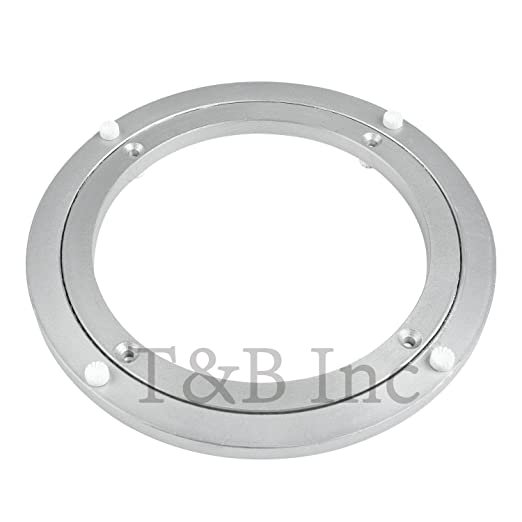 TamBee 10 Inch Aluminum Lazy Susan Heavy Duty Metal Rotating Hardware ...