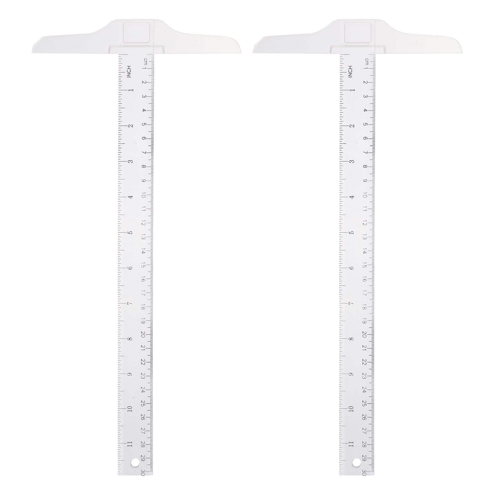 NUOLUX T Ruler Square Ruler Drafting Measuring Ruler Scale Double Shape ...