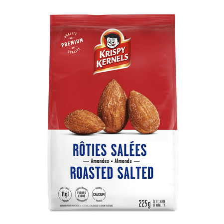 Krispy Kernels Roasted salted almonds 225g - Walmart.ca