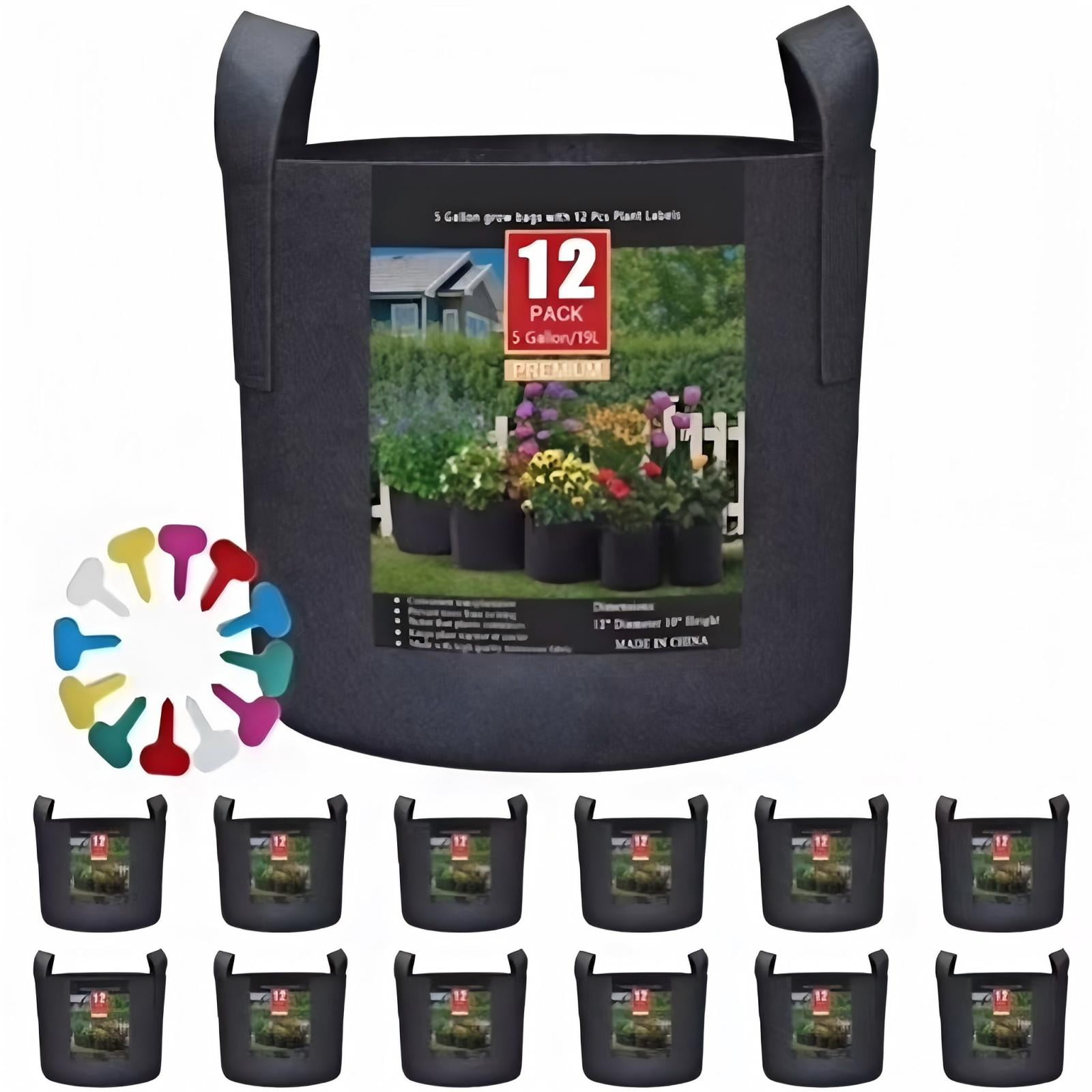 Click here for Kidsjoy 5 Gallon Grow Bags 12-Pack  Heavy Duty Non... prices