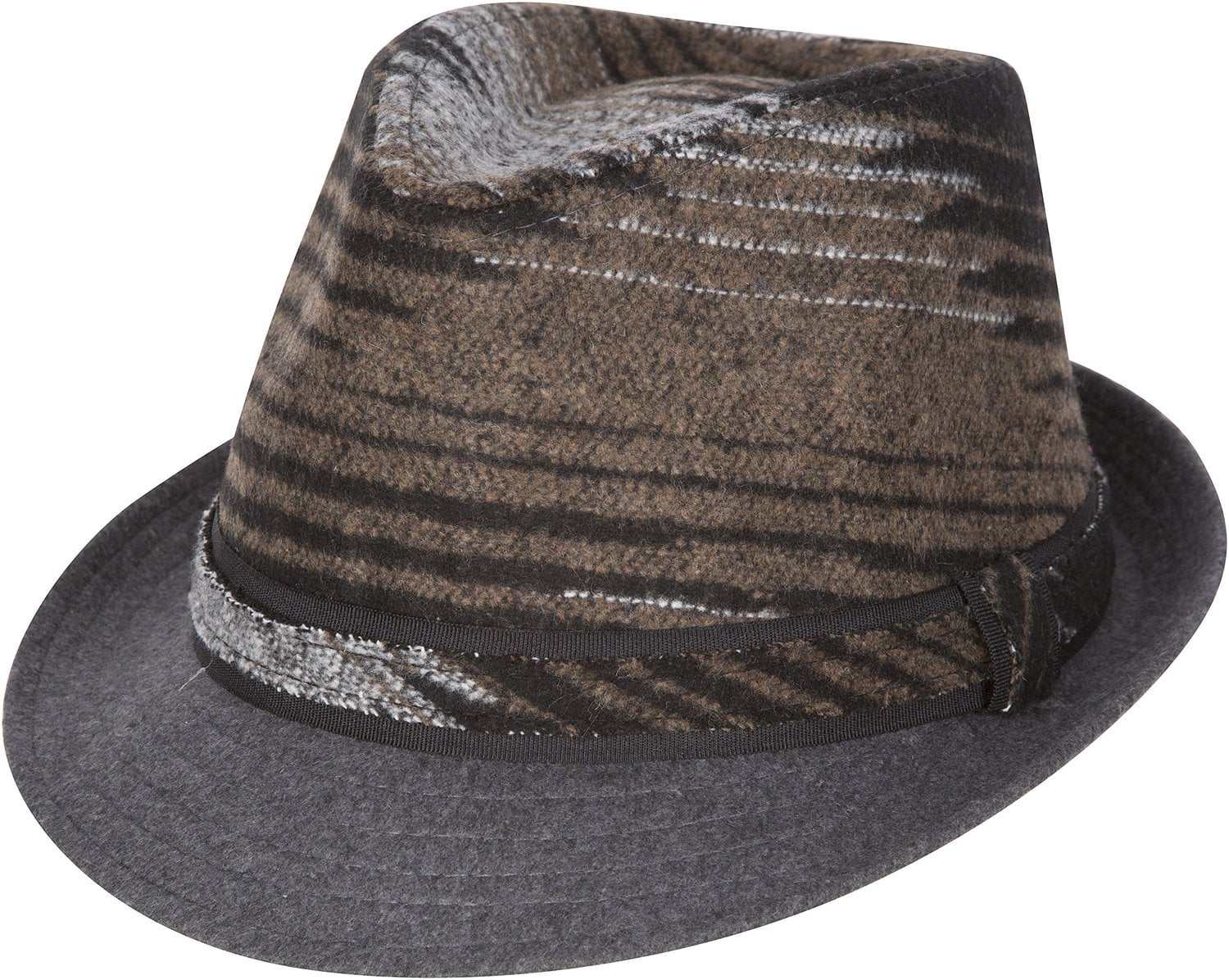 Sakkas Santa Fe Wool Trilby Fedora - Black - L/XL - Walmart.com
