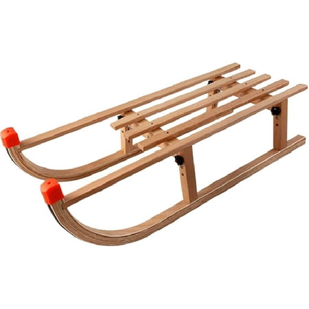 Folding Wooden Sledges Original Wooden Ski Vehicles Skating Car Ice ge ...