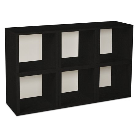 Way Basics Eco Stackable Modular Storage Cubes, Black, 6-Pack - Walmart.com