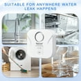 Geevon 6 Pack Water Leak Detectors for Home, 100dB Loud Water Sensor ...