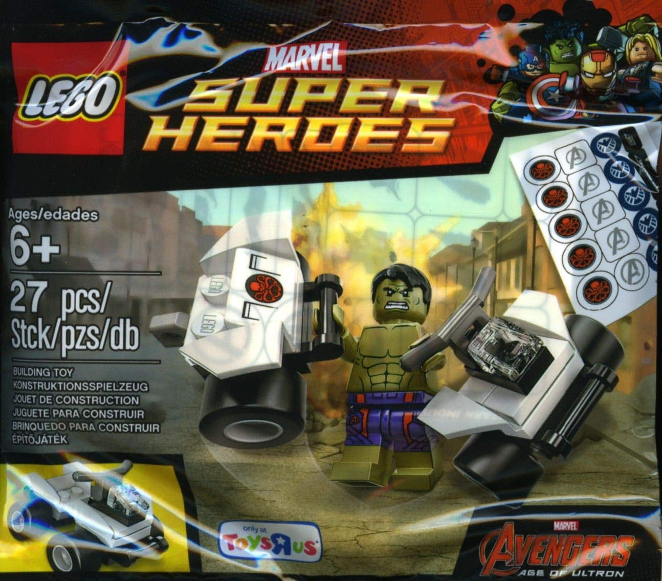 LEGO, Marvel Super Heroes, The Hulk Exclusive Minifigure Bagged LEGO ...