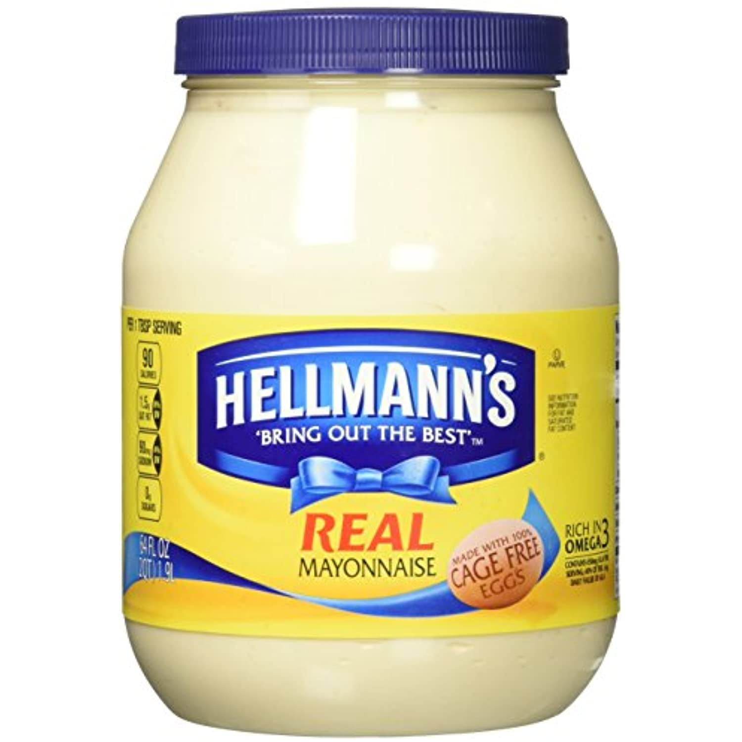 Hellmann's Mayonnaise, Real, 64 oz. - Walmart.com