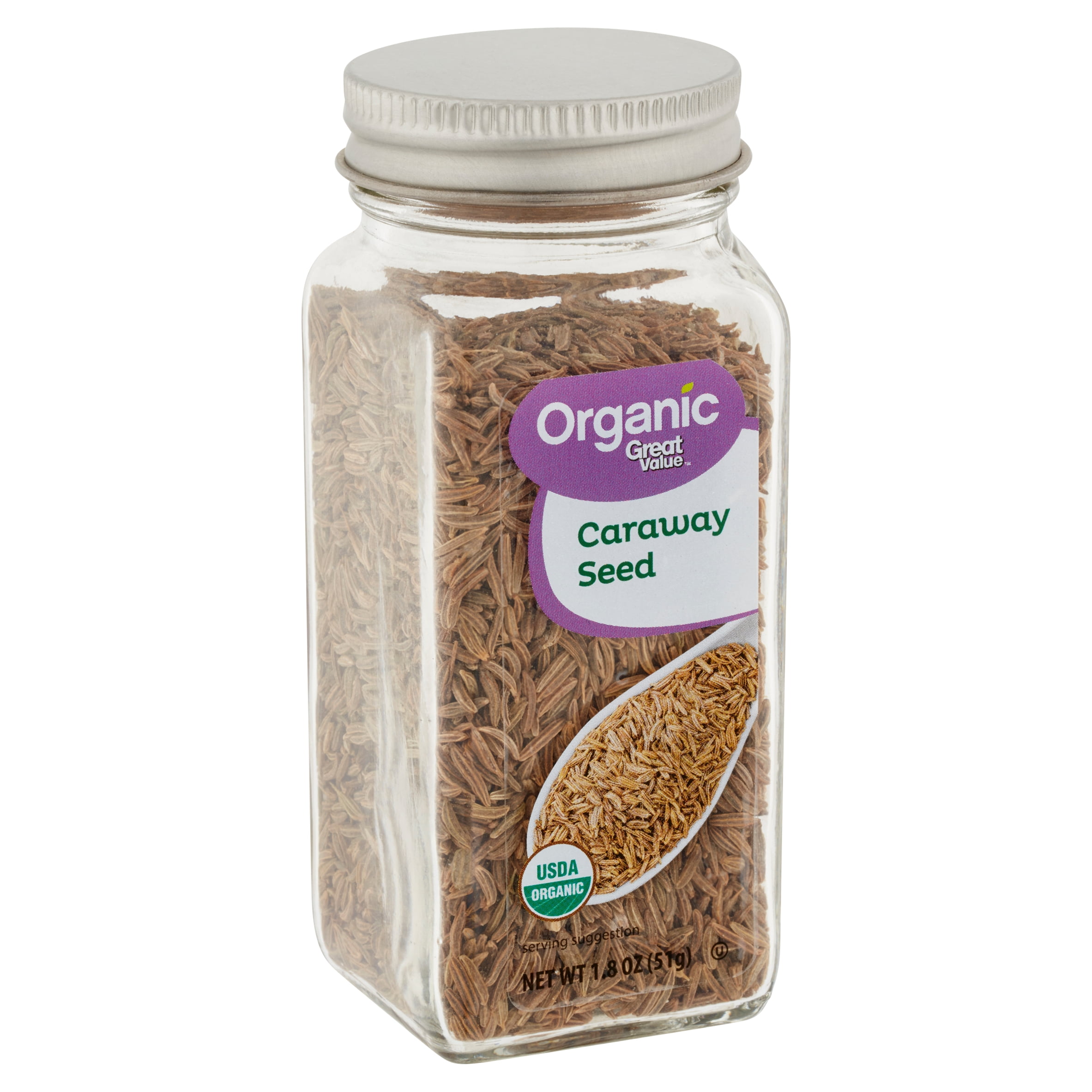 Great Value Organic Caraway Seed, 1.8 oz - Walmart.com - Walmart.com