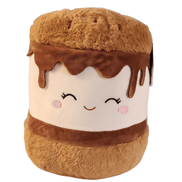 Squishmallows FuzzAMallow Official 12 inch Bubba the Purple Cow with ...