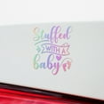 Decal Stickers of Stuffed With A Baby (Hologram) (Set of 2) Luxury Weatherproof Vinyl Decal ...