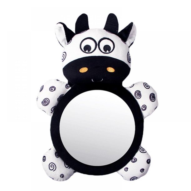 HAOAN Baby Floor Mirror Tummy Time Toys Activity Double High Contrast ...