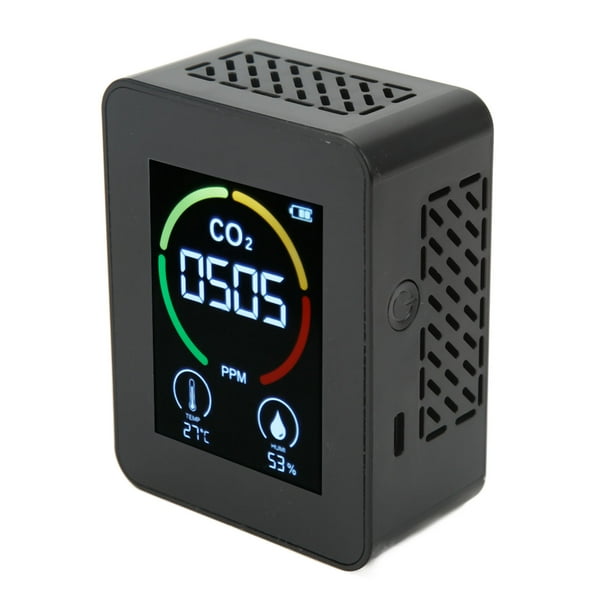 CO2 Detector, Ventilation Hole Carbon Dioxide Monitor Infrared Sensor ...